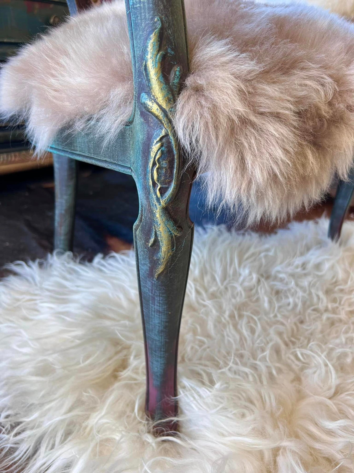 Calamity Boudoir Vanity Chair – The Painted Pinto