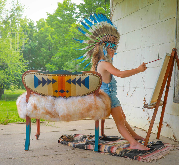 Large Boudior Chair – The Painted Pinto